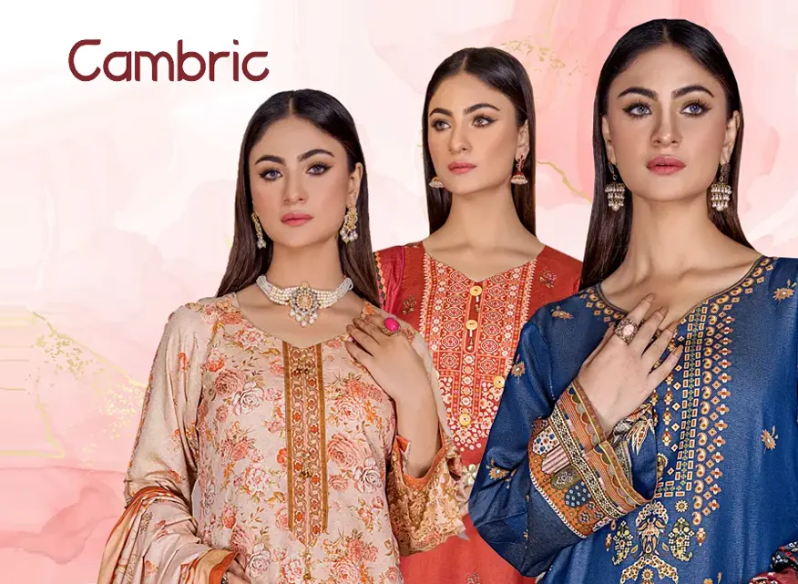 Cambric - Unstitched – AL Tawakkal Fabrics